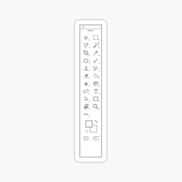 "Photoshop Toolbar" Sticker for Sale by TallyCreative | Redbubble