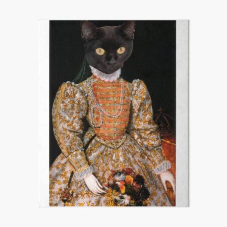 "Queen Elizabeth Cat" Art Board Print for Sale by vanitymalady | Redbubble