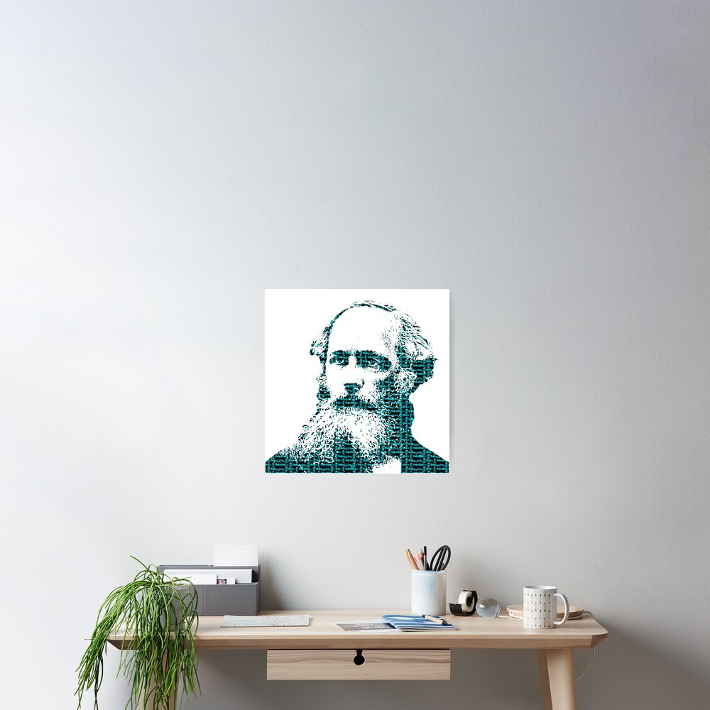 "James Clerk Maxwell's Equations" Poster for Sale by acrossTPB | Redbubble