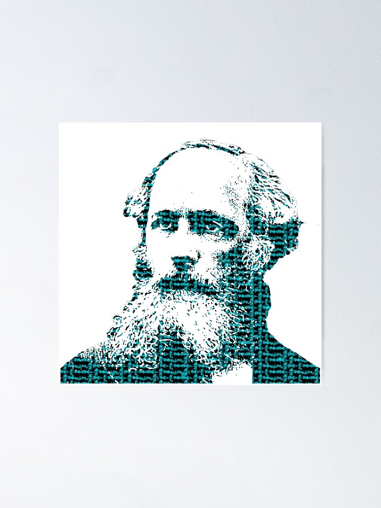 "James Clerk Maxwell's Equations" Poster for Sale by acrossTPB | Redbubble