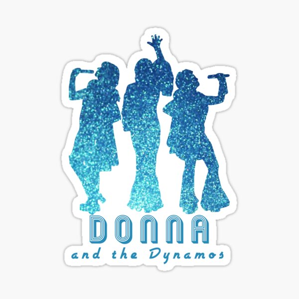 "Donna and the Dynamos" Sticker for Sale by larsonkg | Redbubble