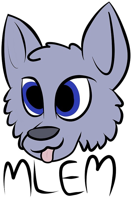 "Mlem Furry Wolf" by MarshmallowHell | Redbubble