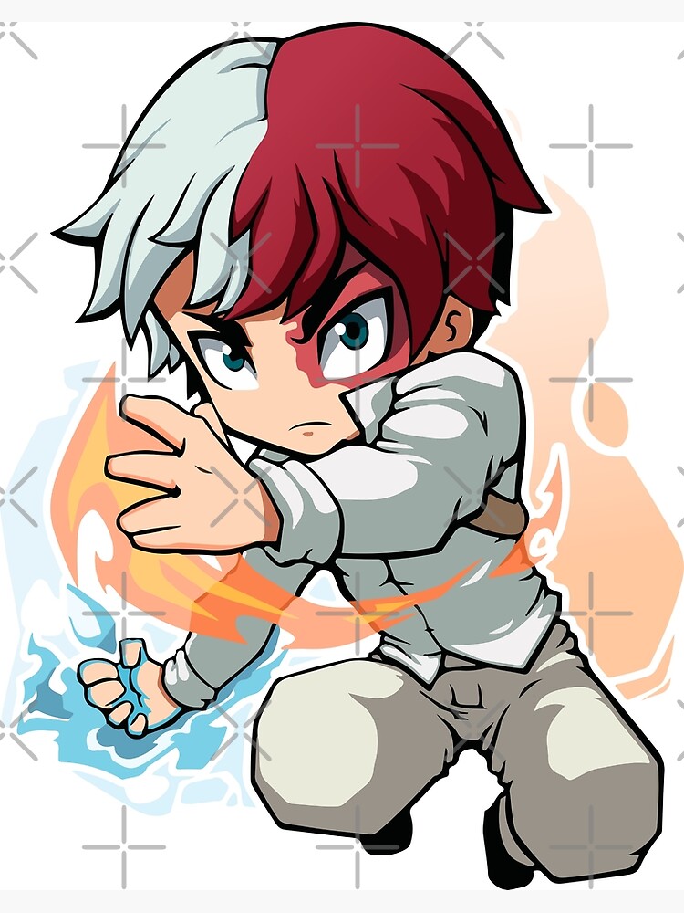 "Todoroki Chibi" Poster by FrozenFox | Redbubble