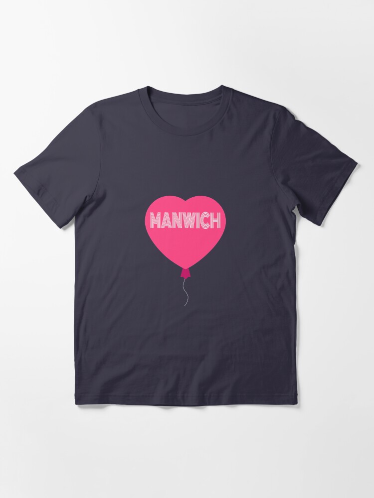 "Manwich Pink Heart Balloon" T-shirt for Sale by mwagie | Redbubble ...