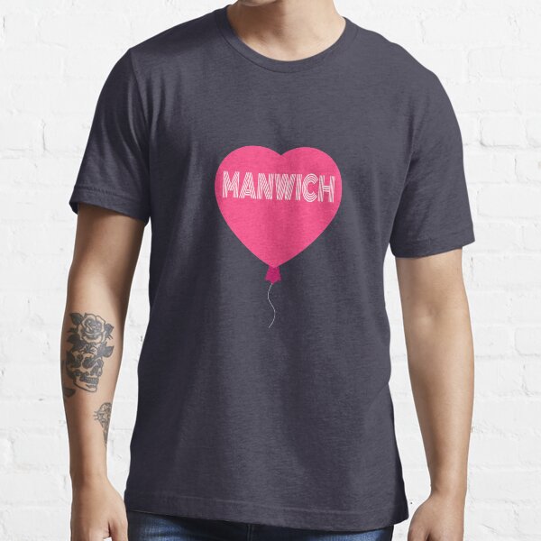"Manwich Pink Heart Balloon" T-shirt for Sale by mwagie | Redbubble ...