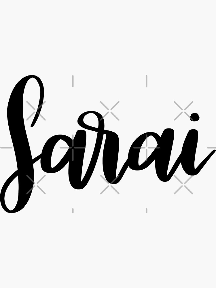 Pegatina for Sale con la obra «Sarai» de ellietography | Redbubble