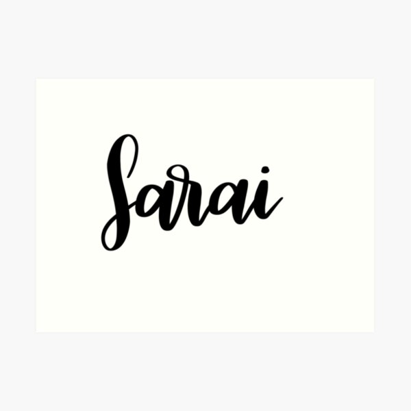 "Sarai" Art Print for Sale by ellietography | Redbubble