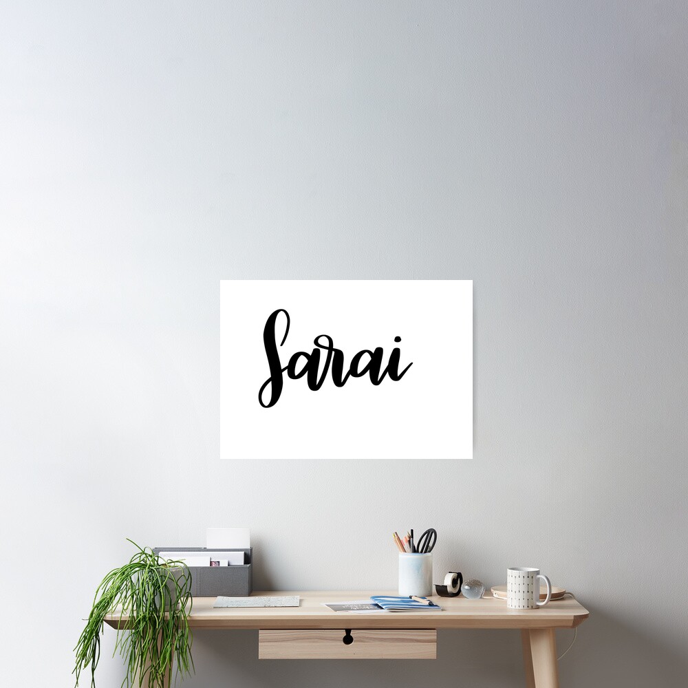 "Sarai" Sticker for Sale by ellietography | Redbubble