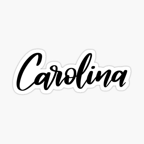 "Carolina" Sticker for Sale by ellietography | Redbubble