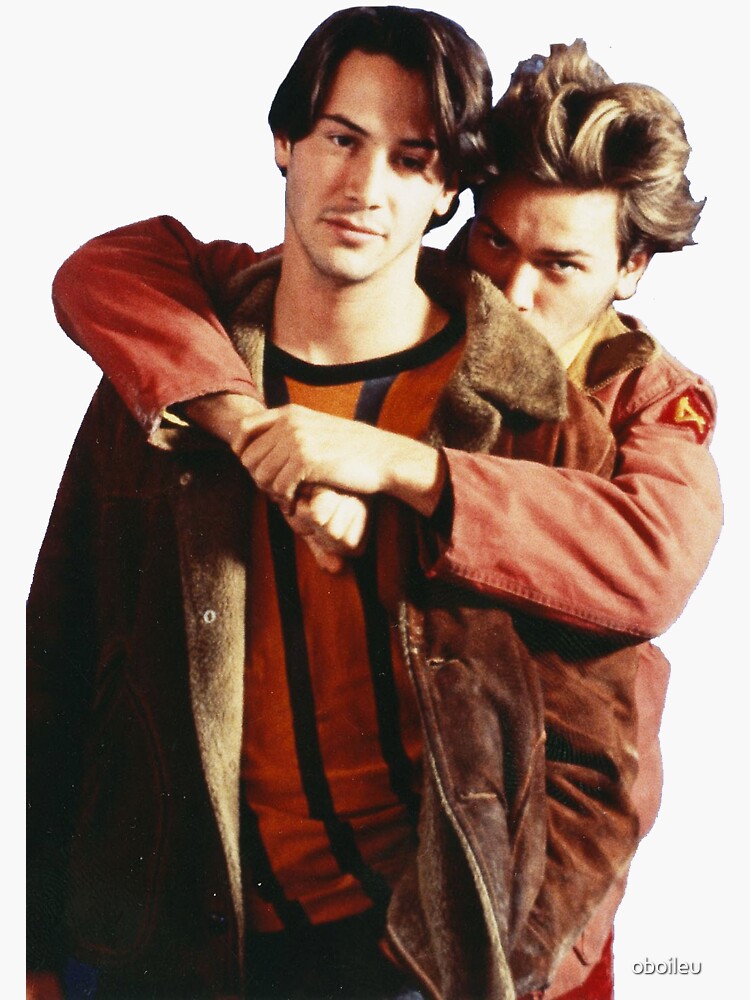 "My Own Private River Reeves" Sticker for Sale by oboileu | Redbubble