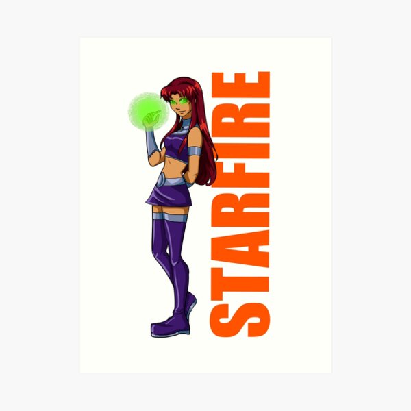"Starfire" Art Print by pTerra9 | Redbubble