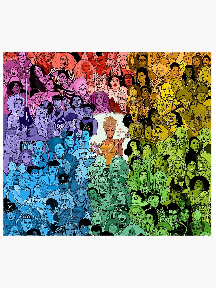 "The Drag Race Family" Throw Blanket for Sale by 3leggedcow | Redbubble