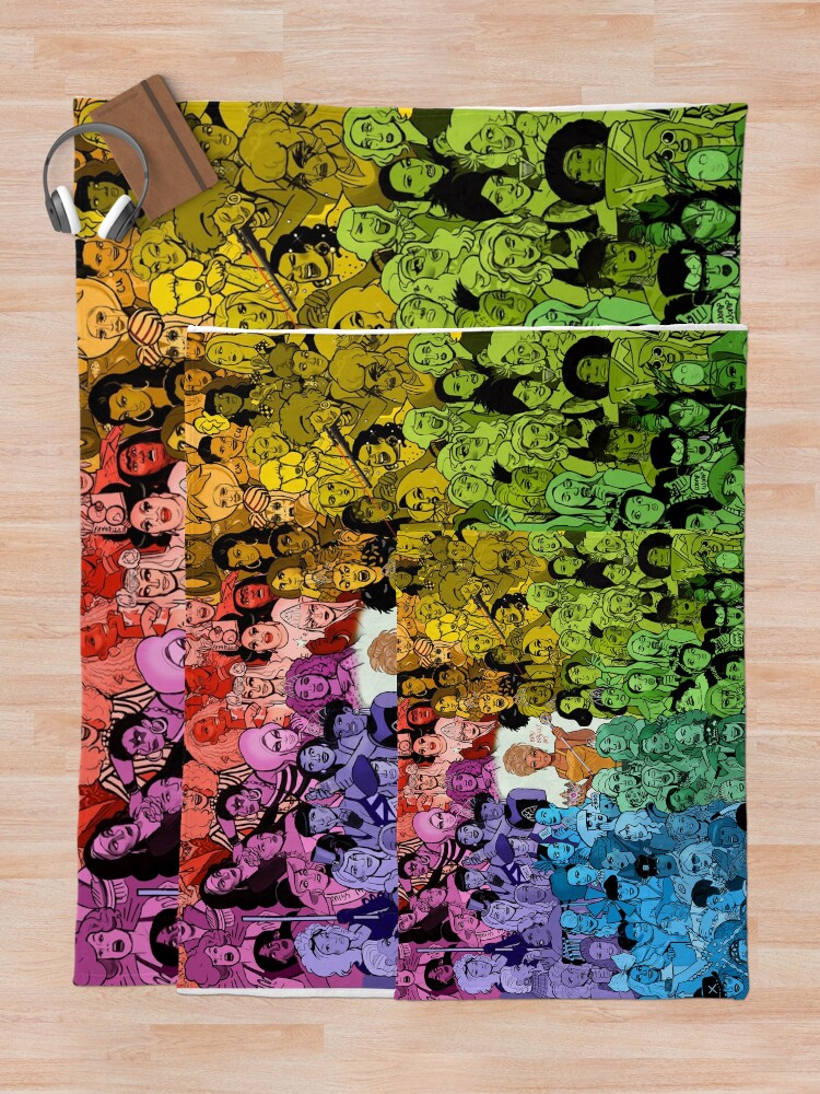 "The Drag Race Family" Throw Blanket for Sale by 3leggedcow | Redbubble