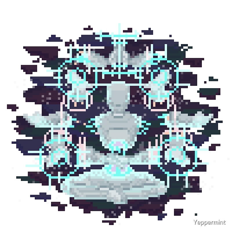 "Abyssal Sage Pixel Art" by Yeppermint | Redbubble