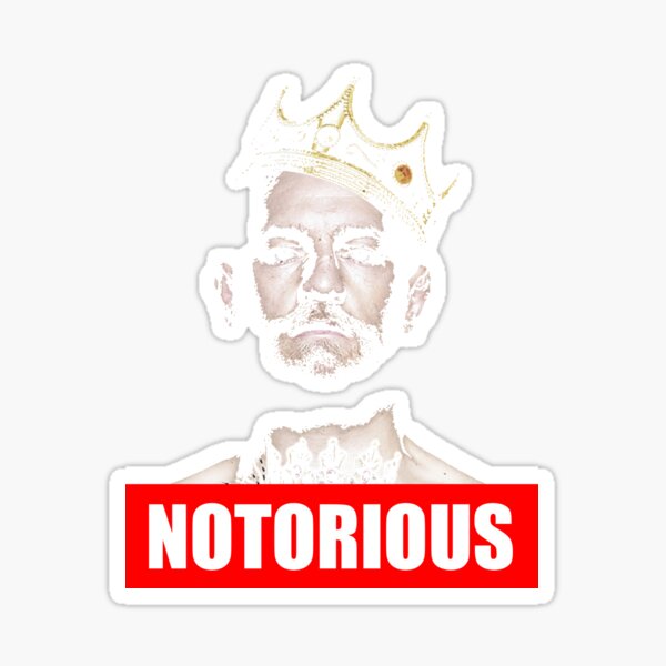 "mcgregor notorious" Sticker by Mekriel | Redbubble