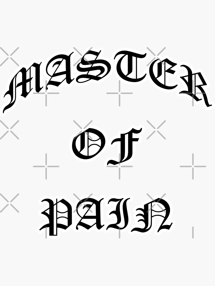 "Master of Pain uswa wrestling" Sticker for Sale by MemfoBrand | Redbubble