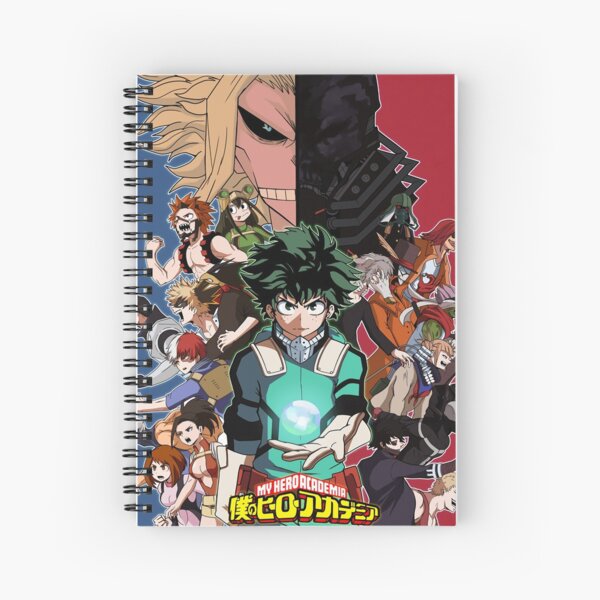 "My Hero Academia" Spiral Notebook by Loomes | Redbubble