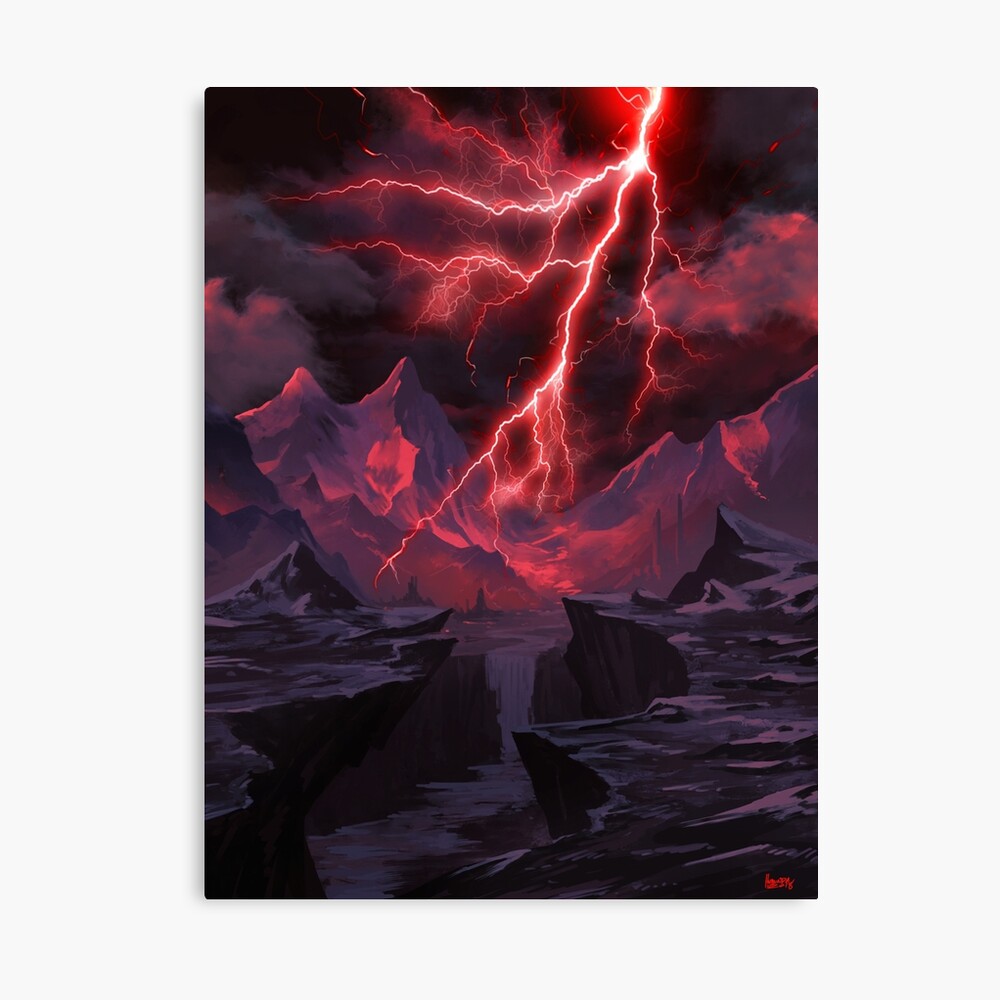 Lightning Bolt Painting