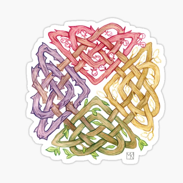 "Celtic Knot" Sticker for Sale by redgoldsparks | Redbubble