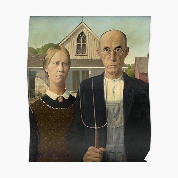 American Gothic Posters | Redbubble