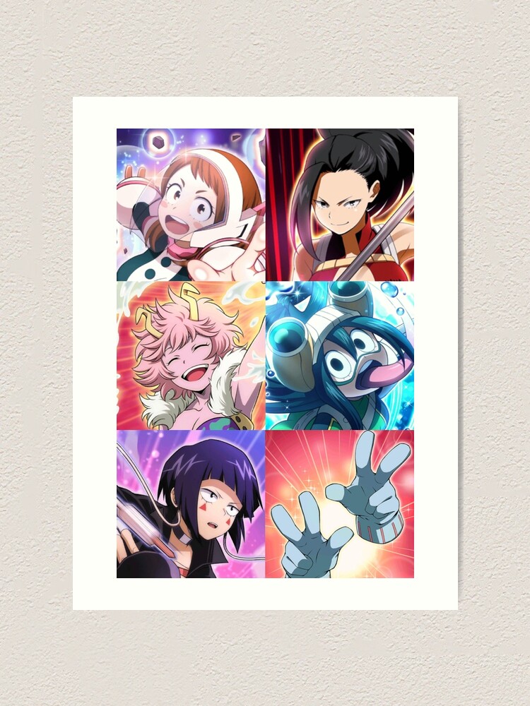 "MHA girls " Art Print by silkieshoe | Redbubble