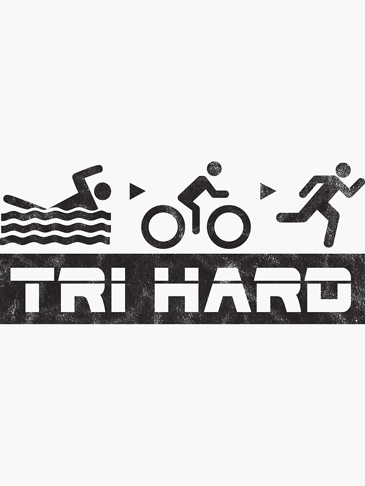 "Tri Hard" Sticker for Sale by tolltolga | Redbubble