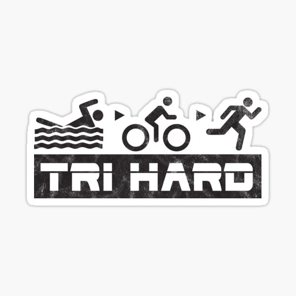 "Tri Hard" Sticker for Sale by tolltolga | Redbubble
