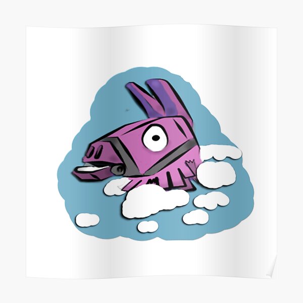 Pósters: Fortnite Llama | Redbubble