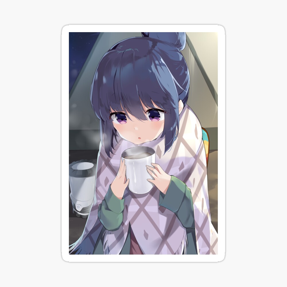 50 pieces Anime Sticker Yuru Camp Shima Rin Kagamihara Nadeshiko ...