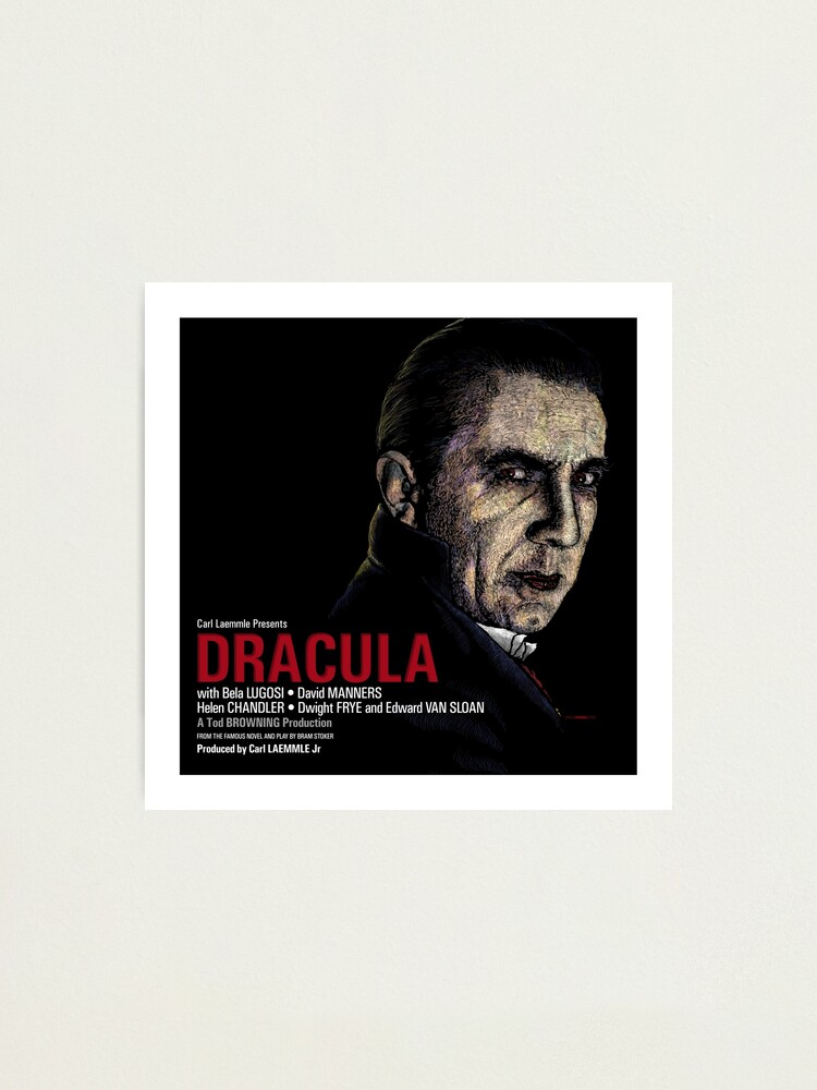 Classic Horror Movie Posters Reimagined Dracula 1931 Photographic