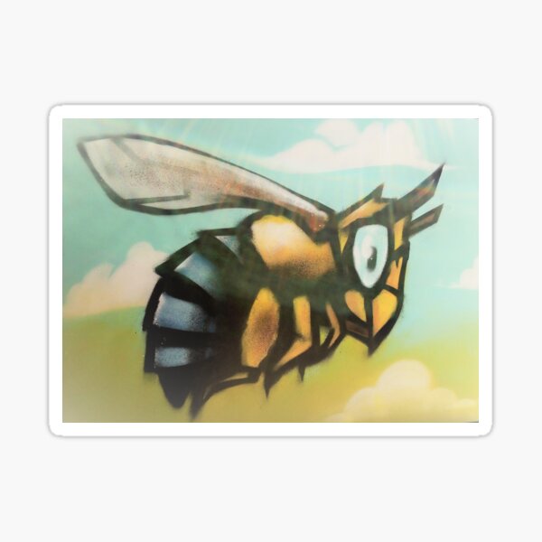 "Bee afraid" Sticker for Sale by Topsk | Redbubble