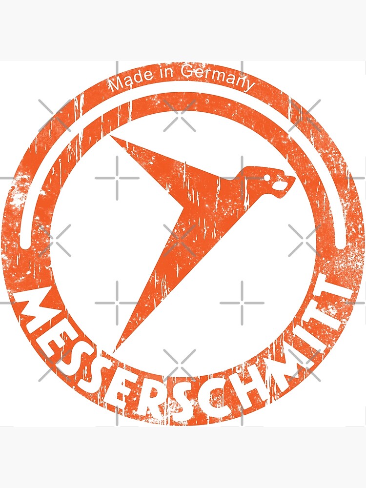 "Messerschmitt German Aircraft Vintage Logo WW2 " Art Print for Sale by ...