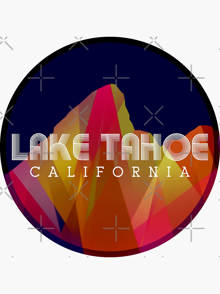 "Lake Tahoe California" Sticker for Sale by MiloAndOtis | Redbubble