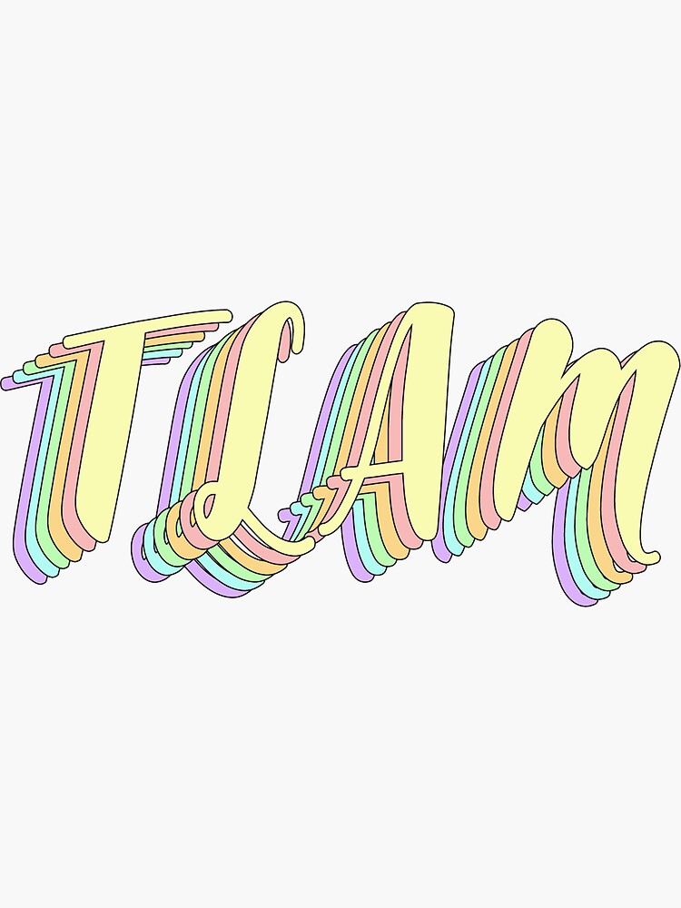 "TLAM" Sticker for Sale by litlexa | Redbubble