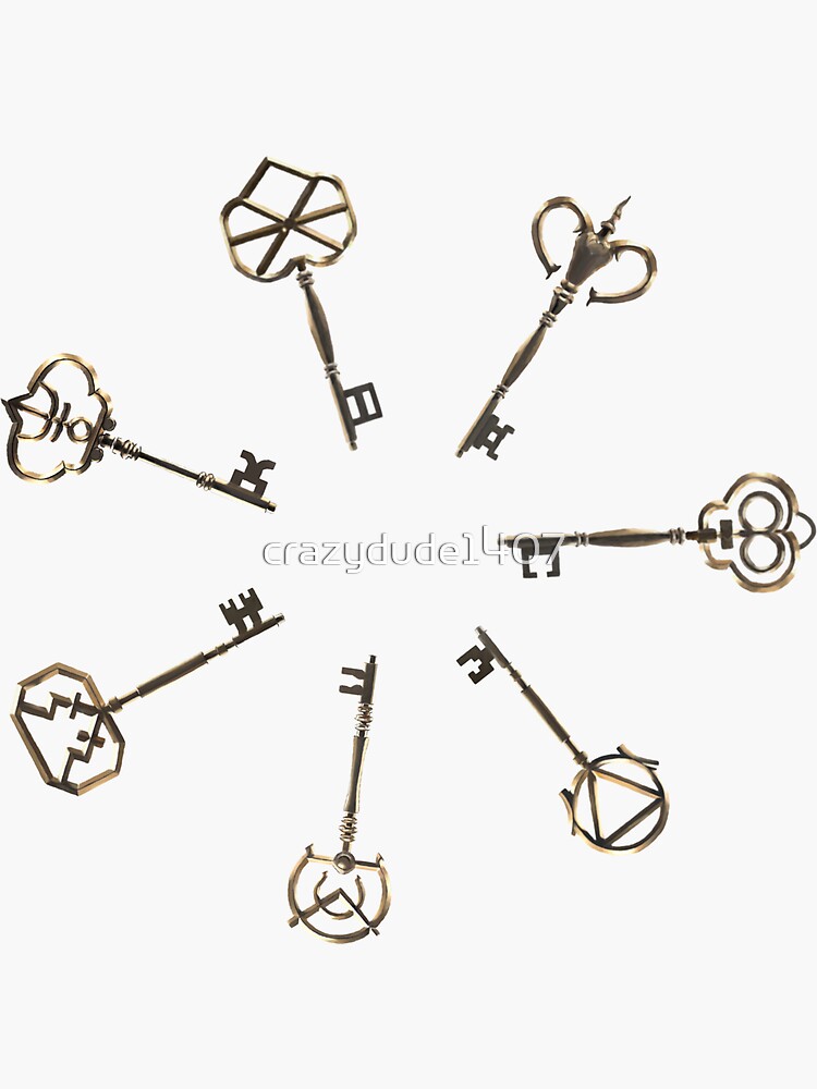 "The Magicians - The 7 Keys " Sticker for Sale by crazydude1407 | Redbubble