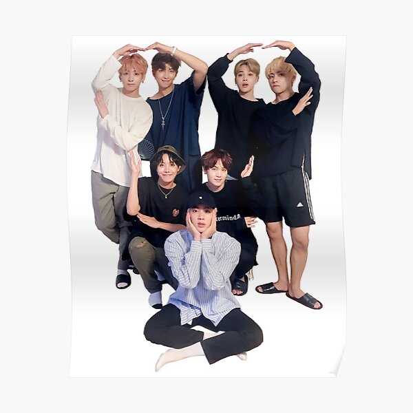 "BTS Heart Photo" Poster by vinthex | Redbubble