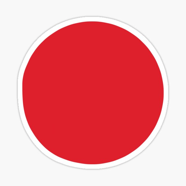 "red circle " Sticker for Sale by PurpleMartin | Redbubble