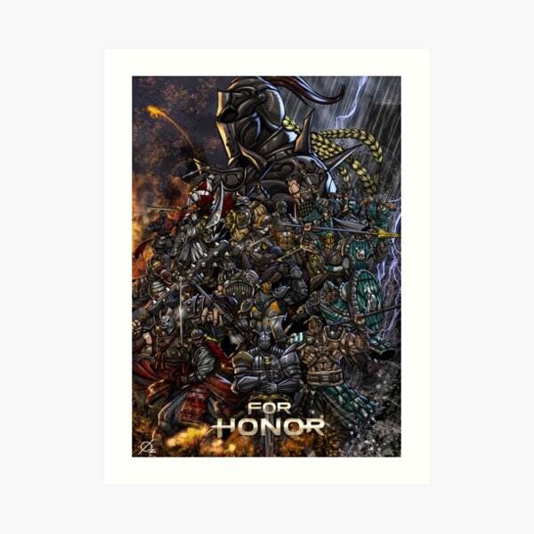 "For Honor" Art Print for Sale by Oz-Shotgun | Redbubble