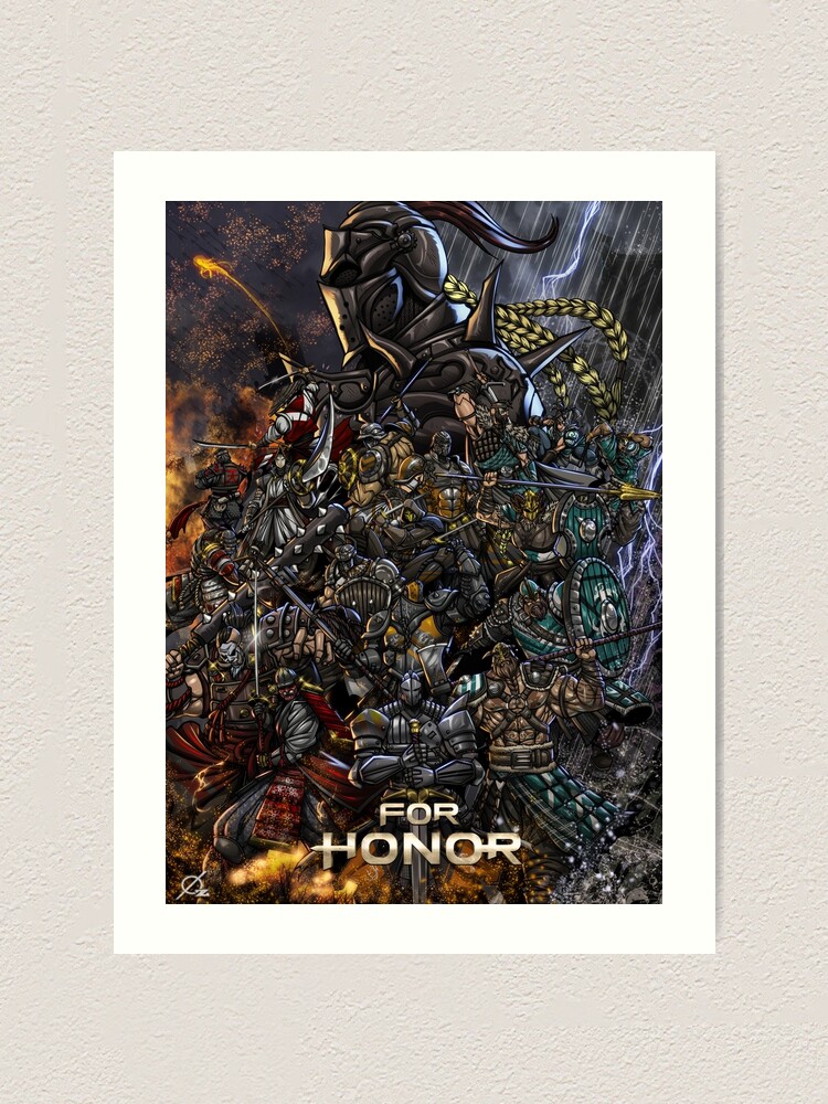 "For Honor" Art Print for Sale by Oz-Shotgun | Redbubble