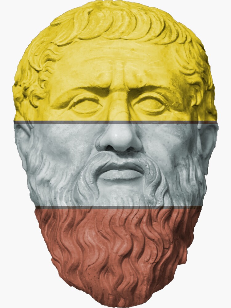 "Plato" Sticker by hollowsaibot | Redbubble