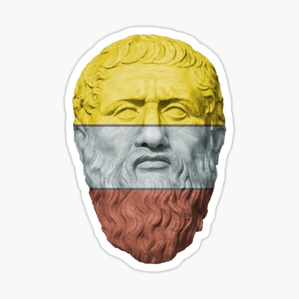 "Plato" Sticker by hollowsaibot | Redbubble