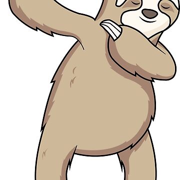 "Sloth Dab" Canvas Print for Sale by cwardwell | Redbubble