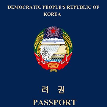 "DPRK North Korea North Korean Passport Juche Communist" Art Board ...