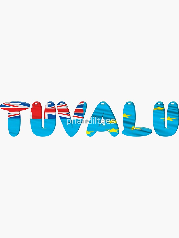"Tuvalu!" Sticker for Sale by phandiltees | Redbubble
