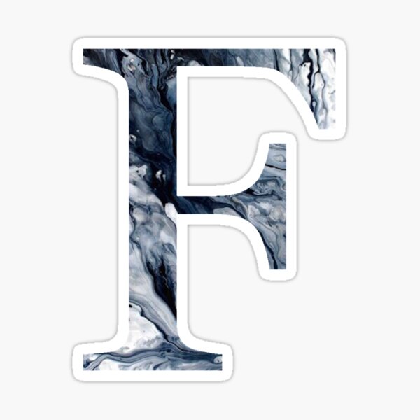 Letter F Stickers | Redbubble