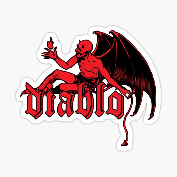 "Diablo" Sticker for Sale by artpirate | Redbubble