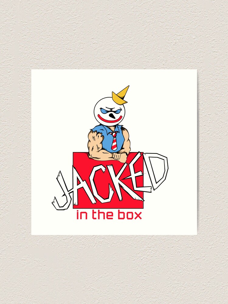 "JACKED IN THE BOX" Art Print by catdinosaur | Redbubble