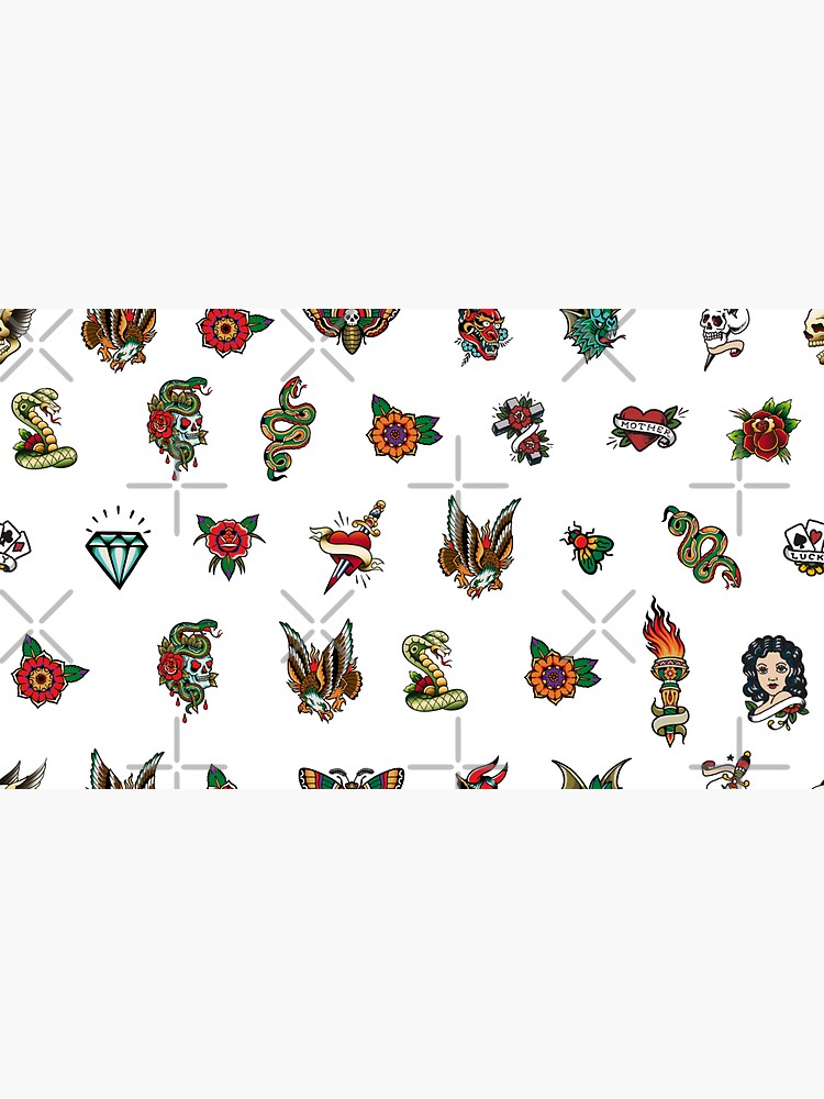 "traditional tattoo" Sticker by guillermofarze | Redbubble