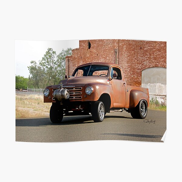 "1948 Studebaker Pickup 'Gasser'" Poster by DaveKoontz | Redbubble
