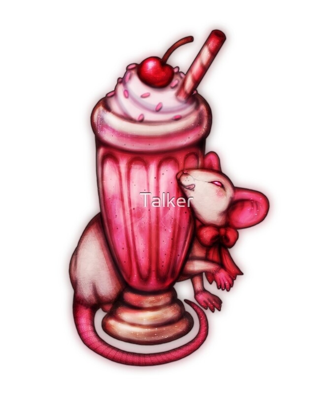 "Rat Fink Milkshake Rat on Ice Cream Float Pastel Goth Vapor Rats " by ...